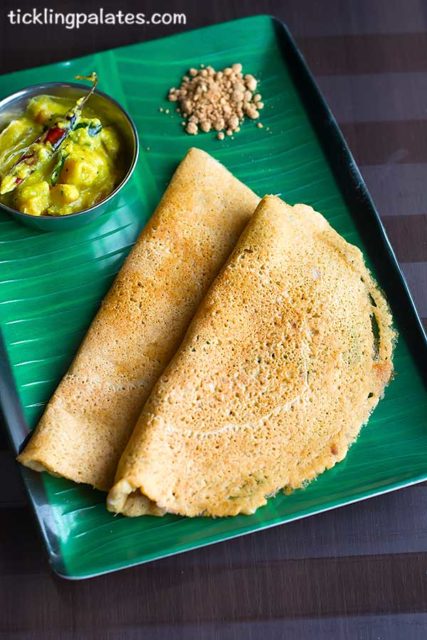 Brown Rice Adai Recipe - Adai using Brown Rice | Tickling Palates